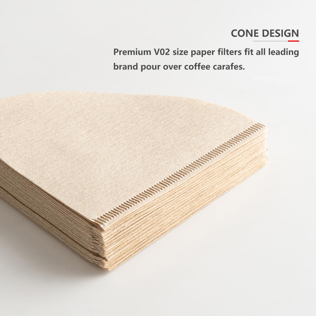 Snapklik.com : Coffee Filter #2 Cone Paper, V02 Cone Disposable Coffee ...
