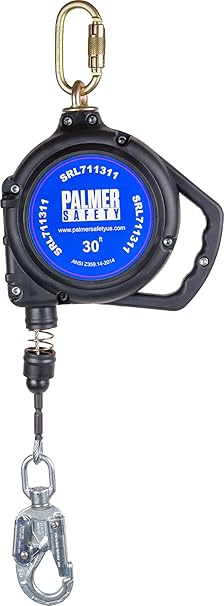 Amazon.com: Palmer Safety SRD 30 FT. Self Retracting Lifeline I ANSI ...