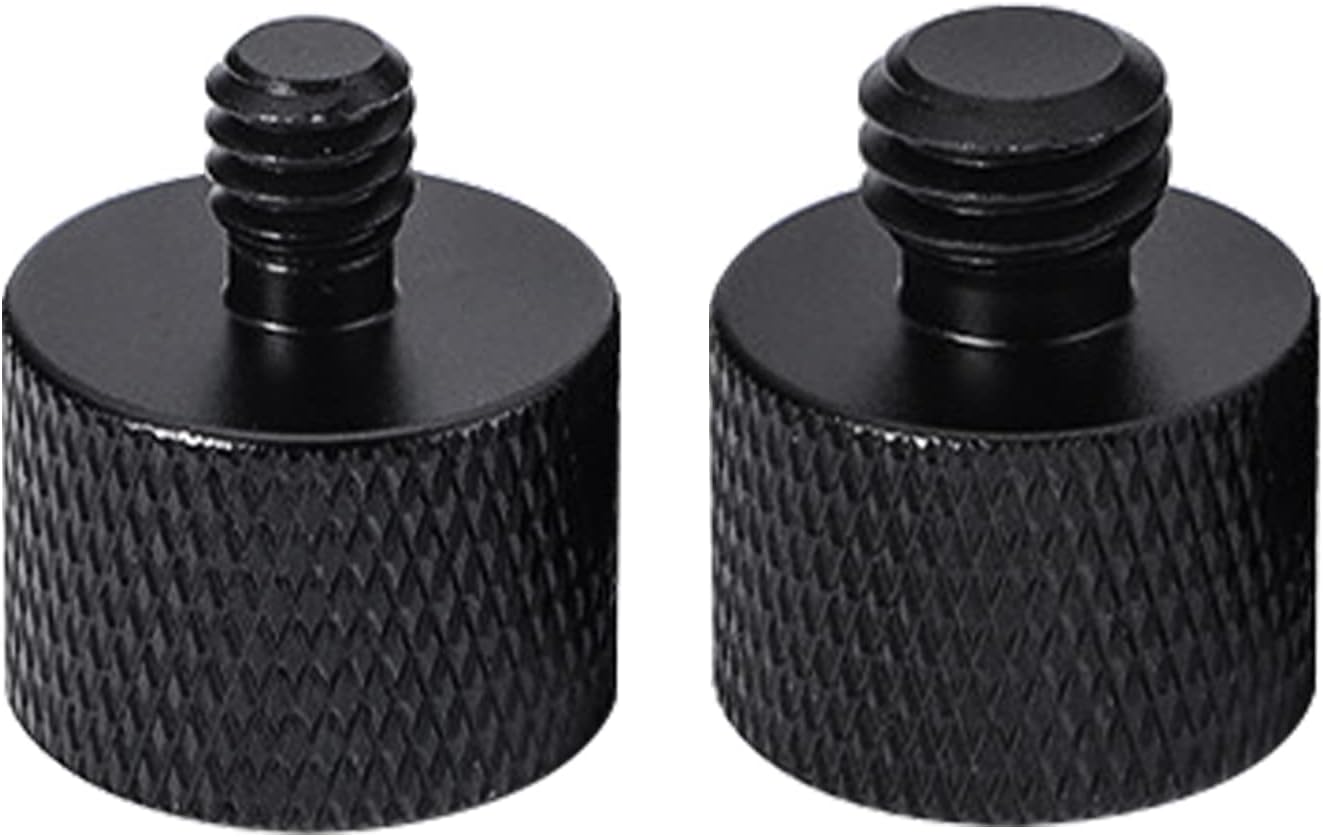 2Pcs Mic Screw Adapter Thread 5/8 to 1/4 and 5/8 to 3/8 Sets ...