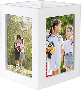 Amazon.com - Suanti Photo Cube,Picture Frame Box with 4-Sided for 3.5 ...