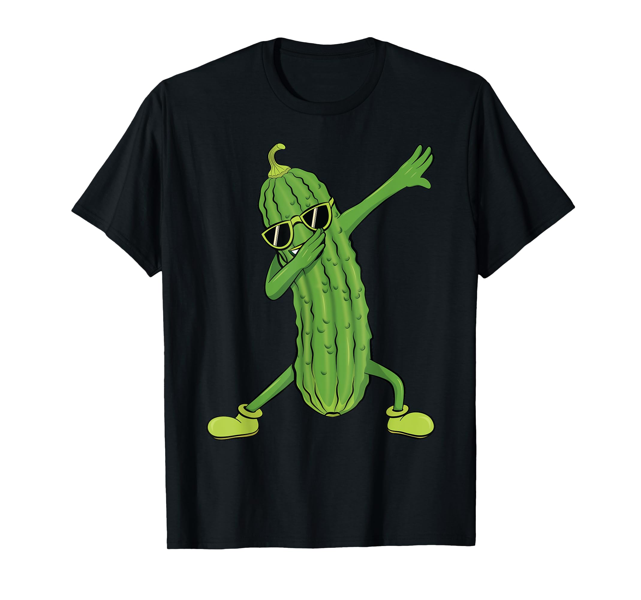 Amazon.com: Dabbing Pickle Dancing Cucumber lover Funny Gifts T-Shirt ...