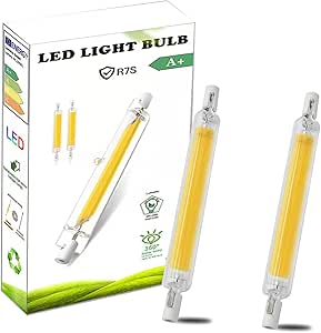 AEPOYU R7S LED 118mm Dimmbar Leuchtmittel, 10W R7S LED Ersatz für 100W ...