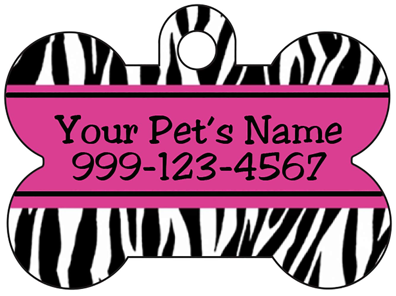 Pink Zebra Business Cards
