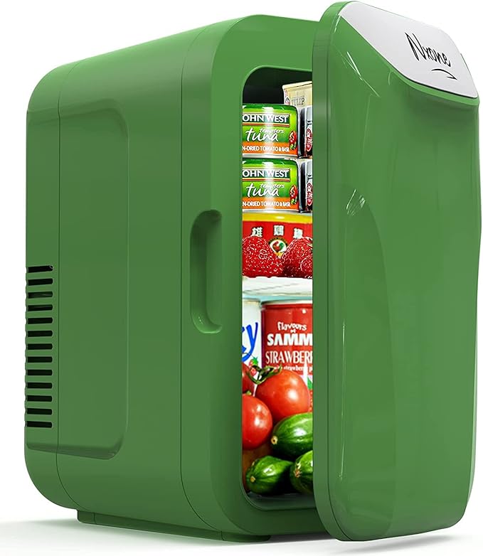 Amazon.com: NXONE Mini Fridge,8 Can/6 Liter Small Refrigerator,110VAC ...