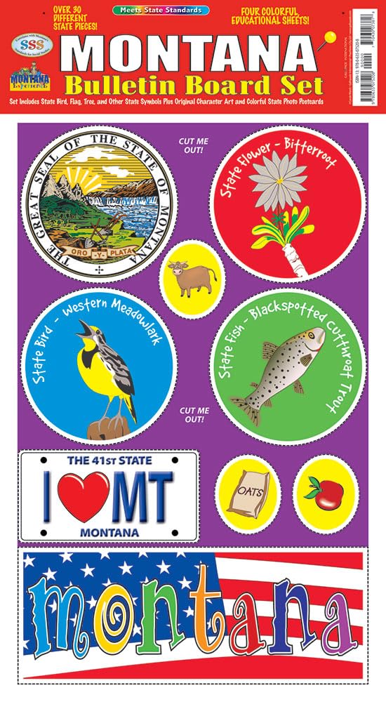 Nevada State Flag Nevada State Bulletin Board Set - Gallopade ...