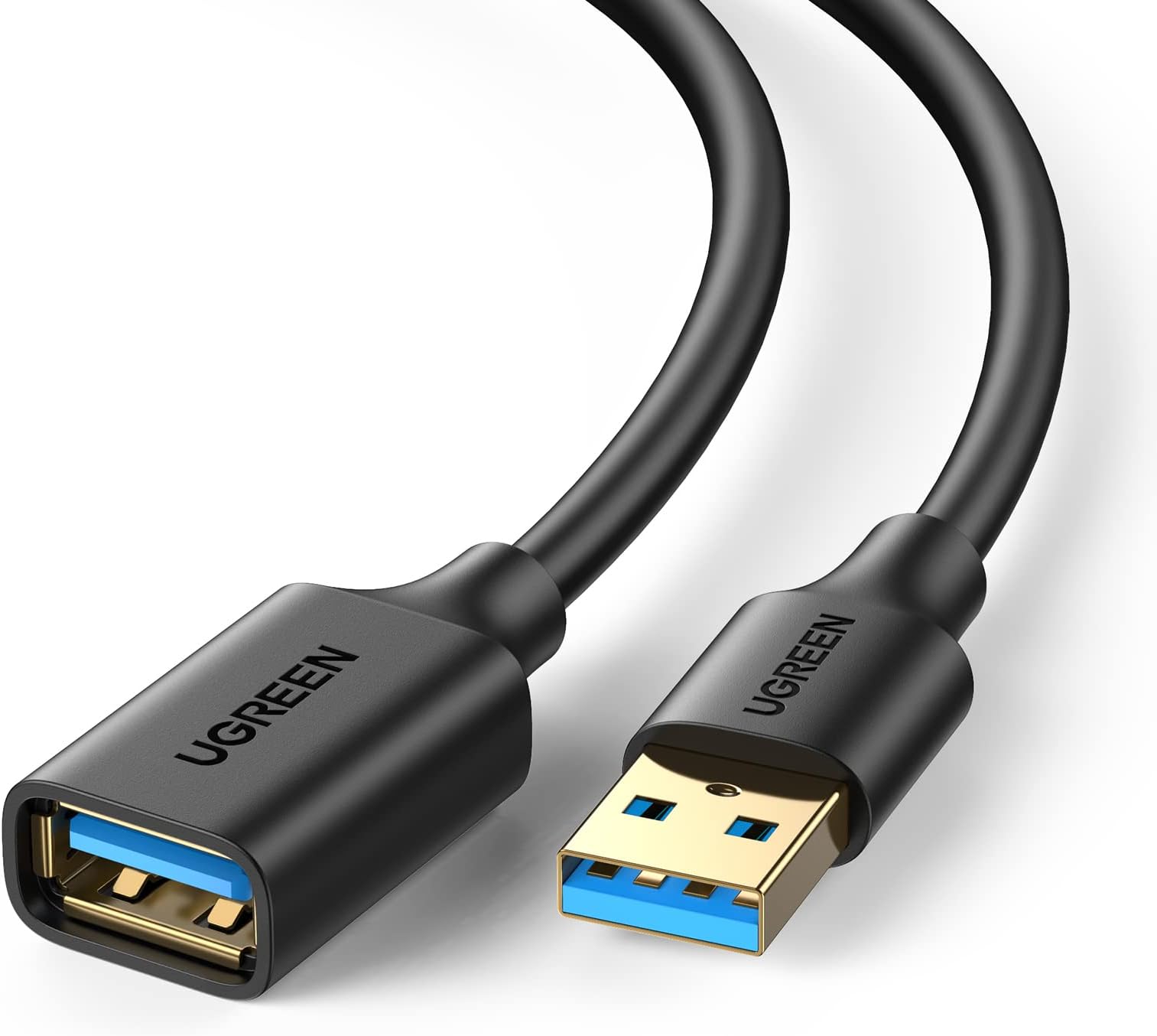 Fasgear [10ft/3m] USB 2.0 Extension Cable - A Male to A Female Charging ...