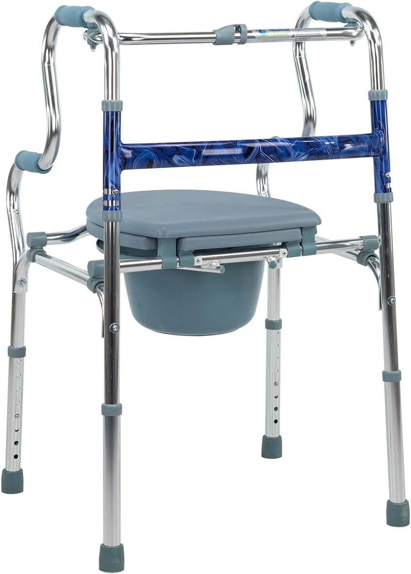Medical Store Andadera Ortopédica Mod. AN821L51MS 5 en 1: Silla Ducha ...