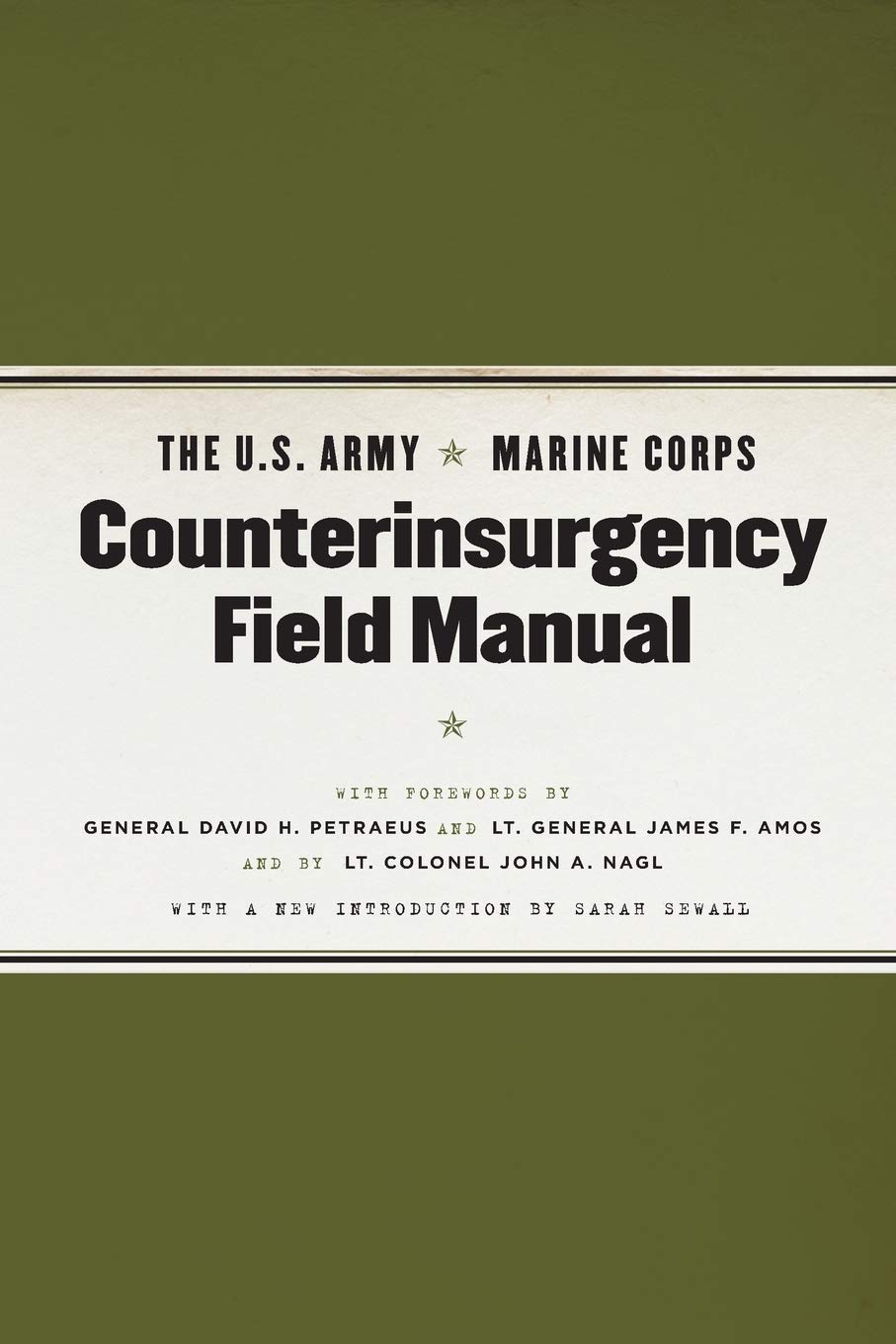 Amazon.com: The U.S. Army/Marine Corps Counterinsurgency Field Manual ...