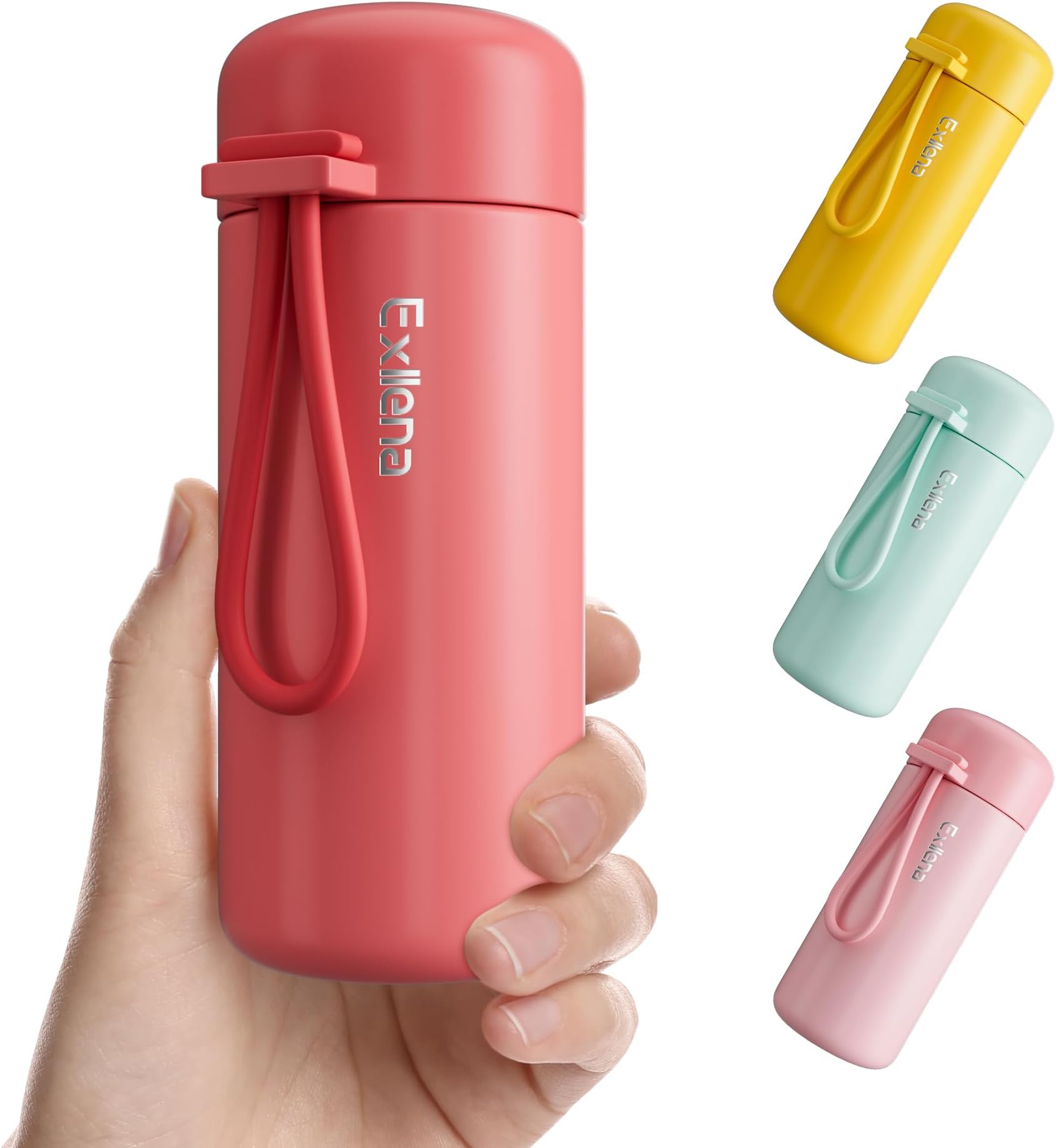 Amazon.com: Exllena Mini Water Bottle 5oz, Small Insulated Water Bottle ...