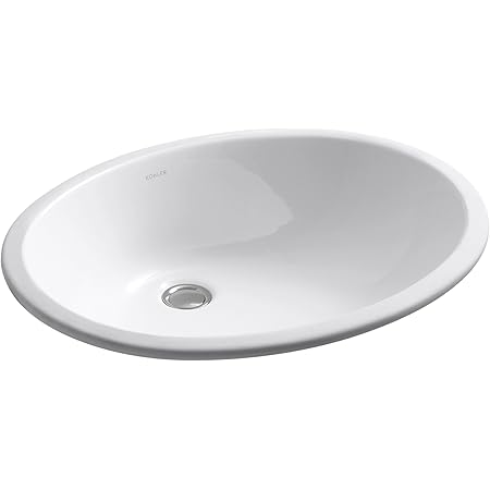 KOHLER K-2214-G-0 Ladena Undercounter Bathroom Sink, White - Bathroom ...