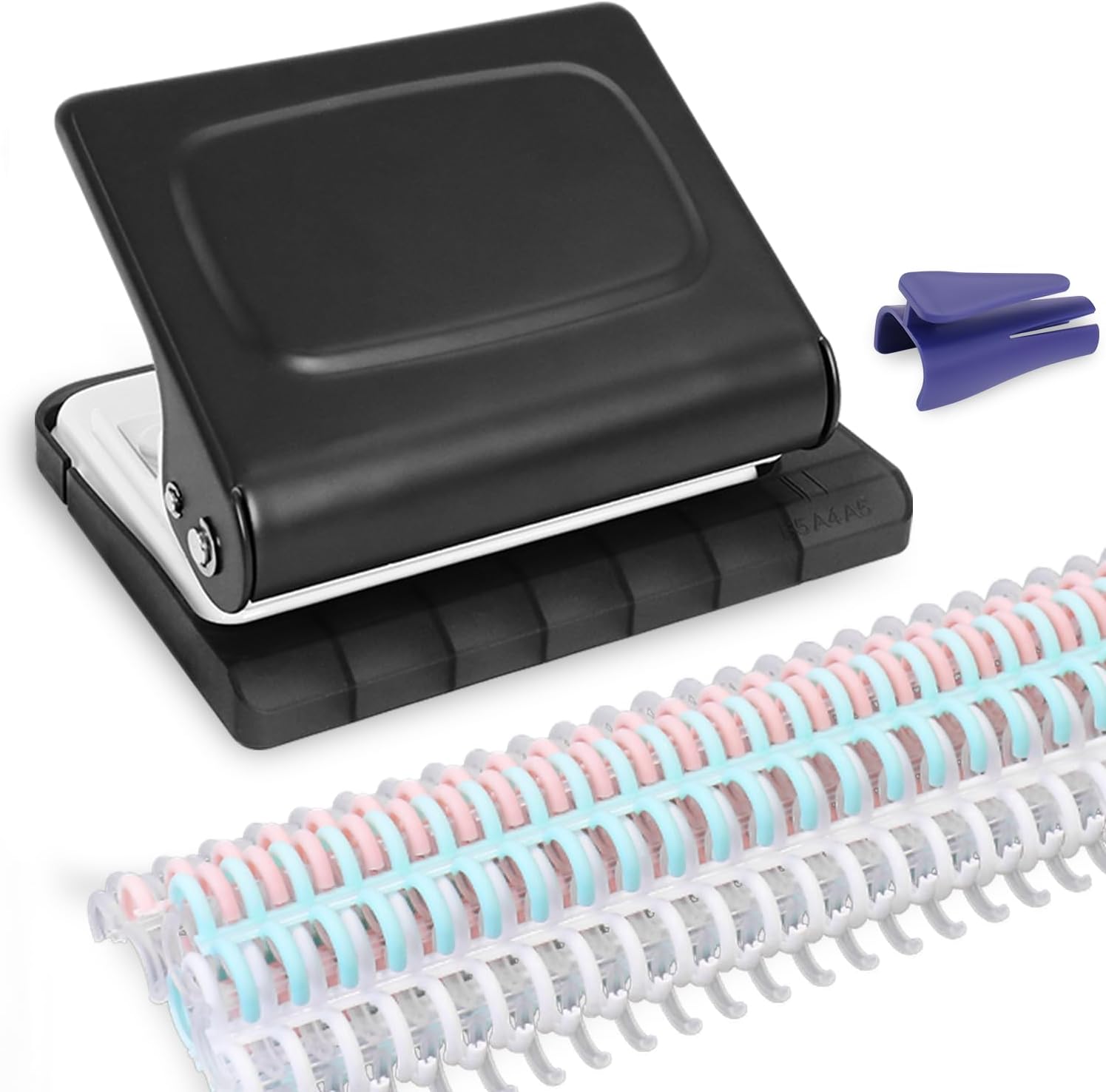 Amazon.com : 10 Hole Punch, Paper Binding Machine, Adjustable Paper ...