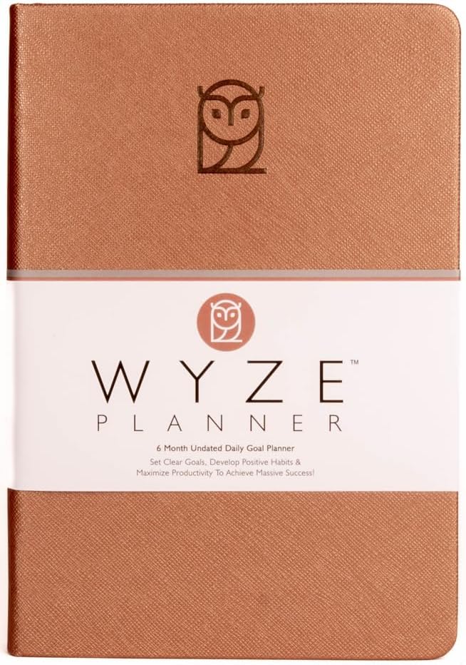 Amazon.com : Wyze Planner Undated Daily Planner – 6-Month A5 ...