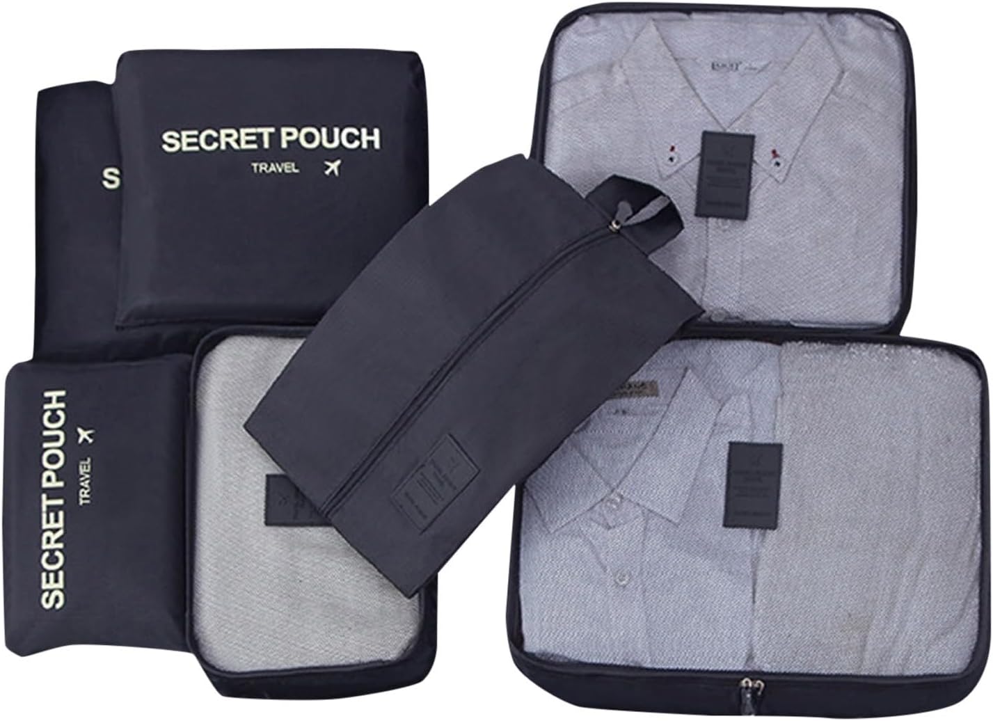 Amazon.com: BAGSMART Compression Packing Cubes for travel, 6 Set Travel ...