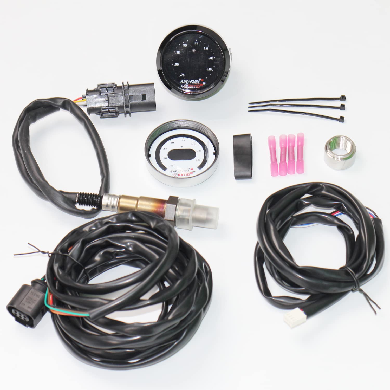 QHQSQC 30-4110 Wideband Gauge Controller AFR O2 Air Fuel Ratio 2 1/16 ...