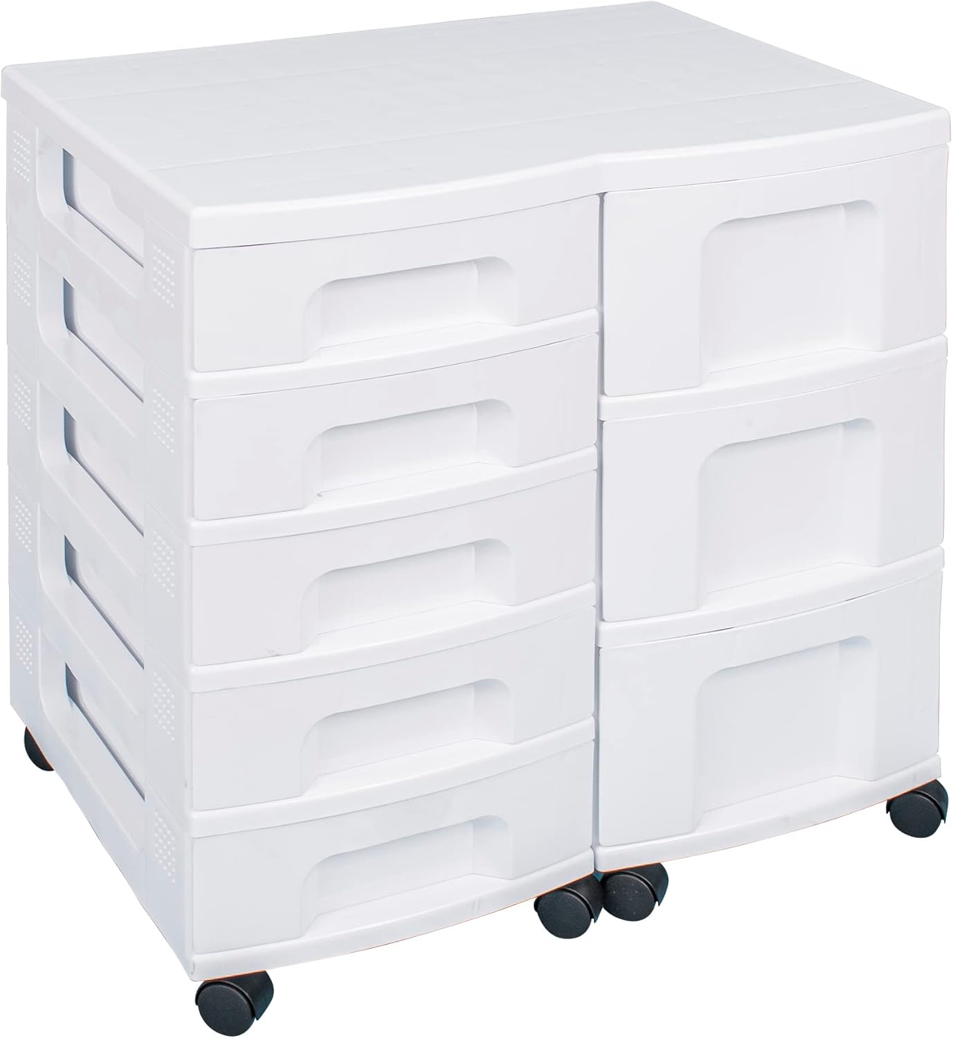 Amazon.com : Really Useful Plastic Storage Box Storage Tower Double Top ...