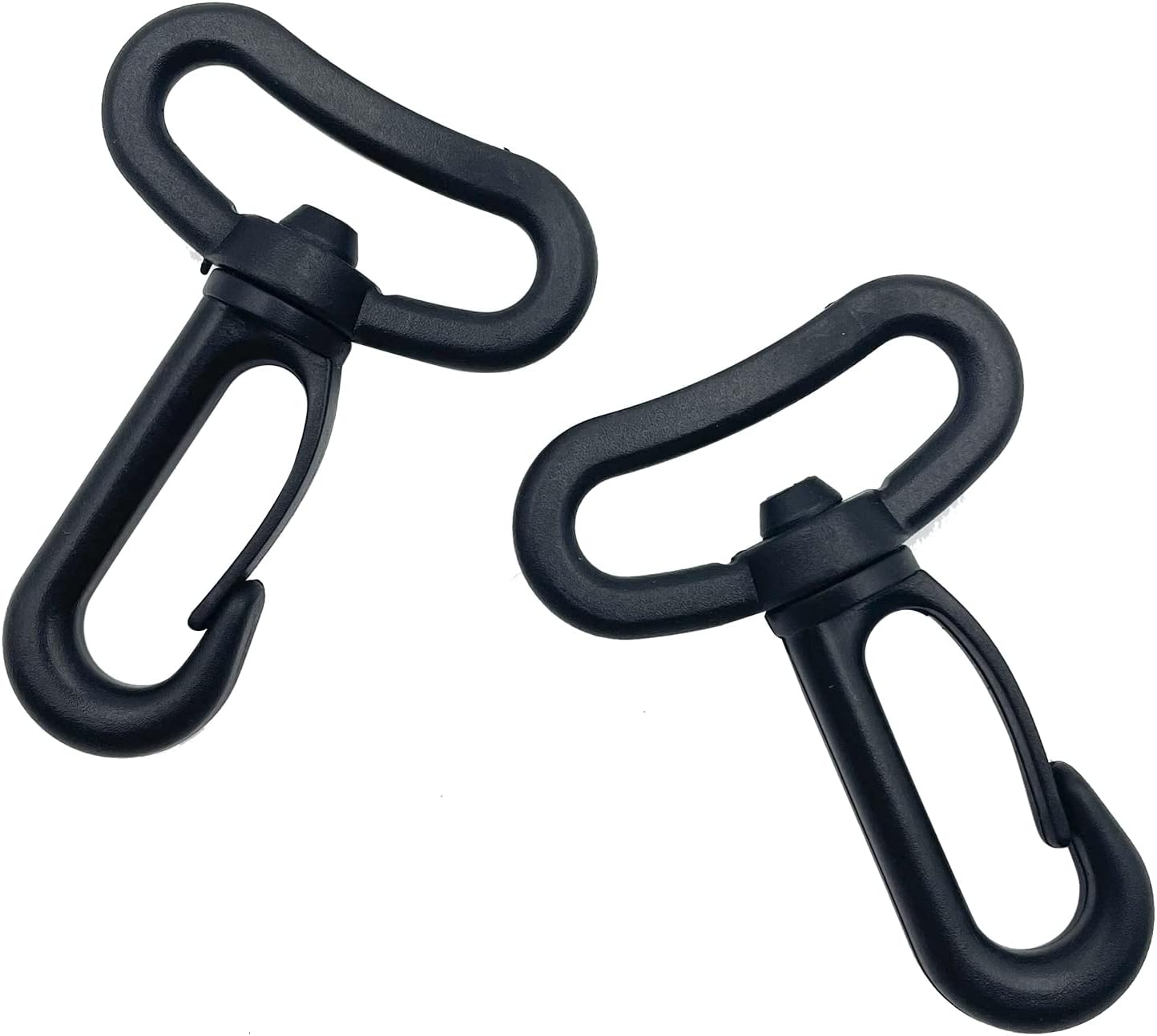 Amazon.com: Plastic Swivel Snap Hook Black 1" Inside Diameter Oval Ring ...