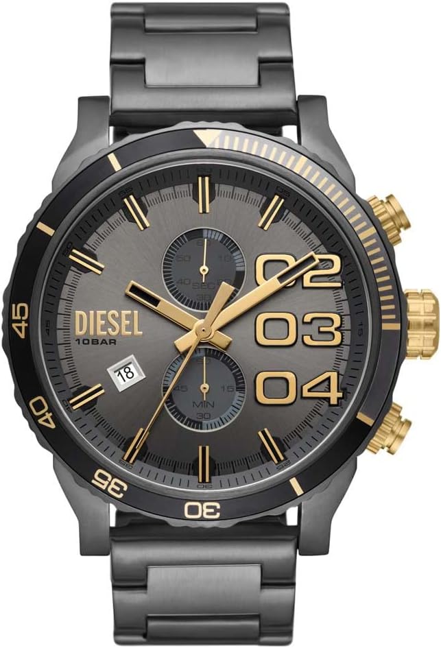 Diesel men's quartz chronograph with bracelet Double Down 2.0 Chrono ...