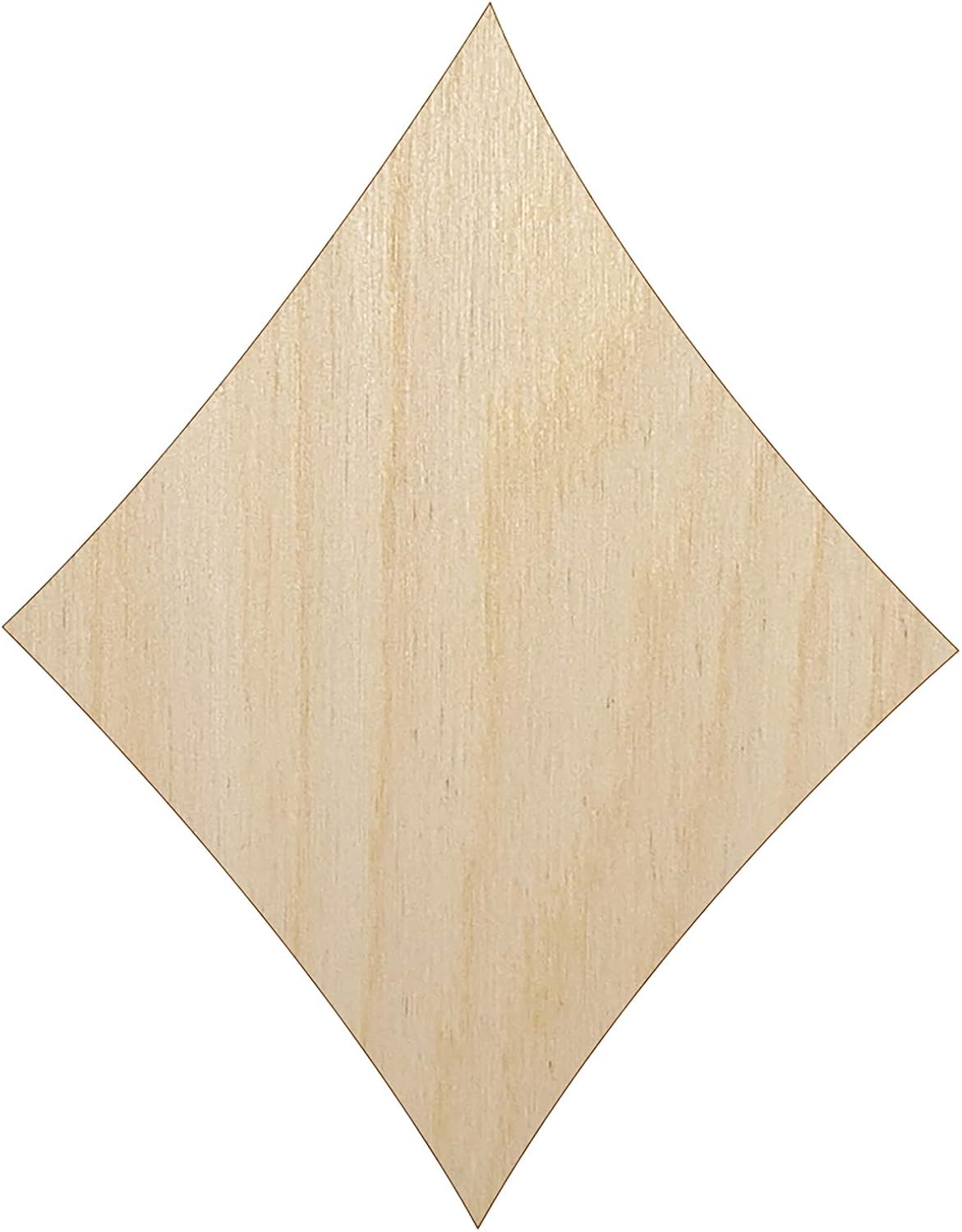 Amazon.com: Card Suit Diamonds Unfinished Wood Shape Piece Cutout for ...