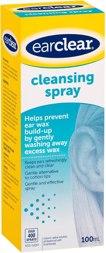 EarClear Cleansing Spray 100mL : Amazon.com.au: Health, Household ...