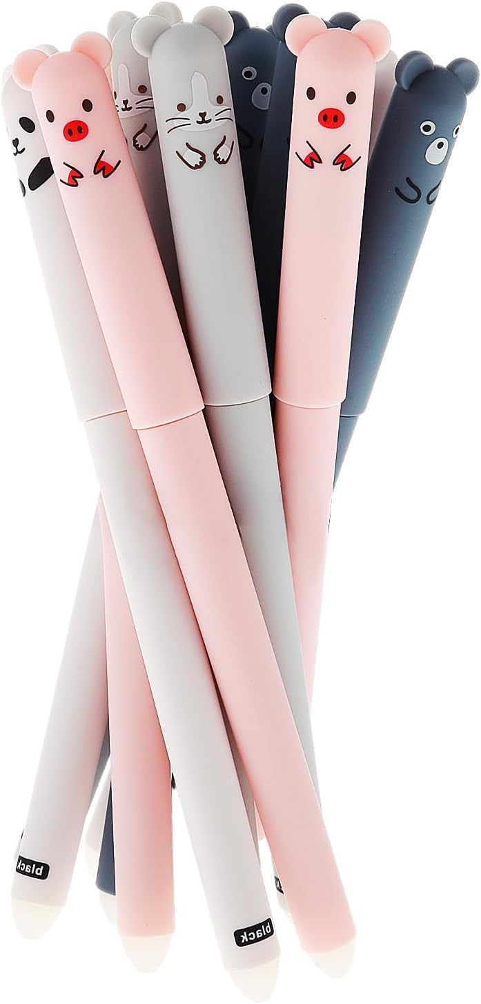 Amazon.com: Mabor 0.5MM Erasable Gel Pens, 12pcs Cute Erasable Gel Ink ...