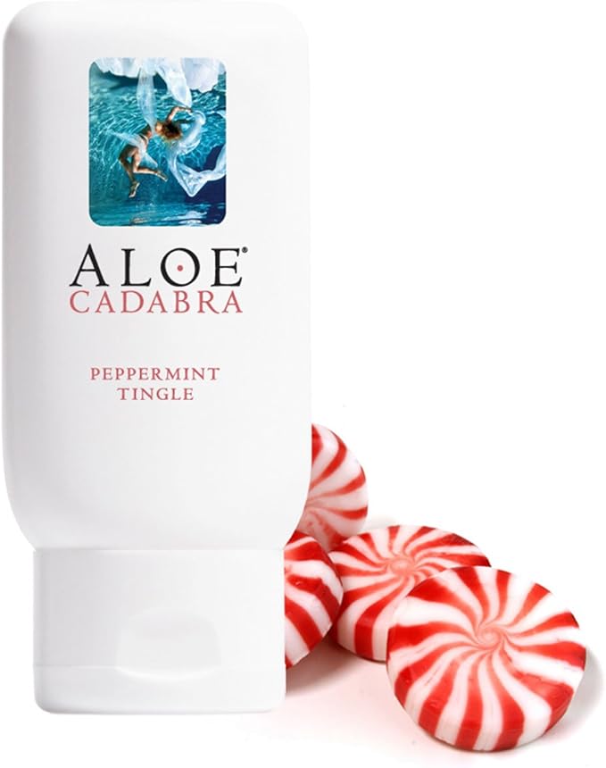 Amazon.com: Aloe Cadabra Peppermint Flavored Lube, Natural Personal ...