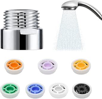 Shower Flow Restrictor PLCatis Flow Reducer Water Saving Aerator 6X ...
