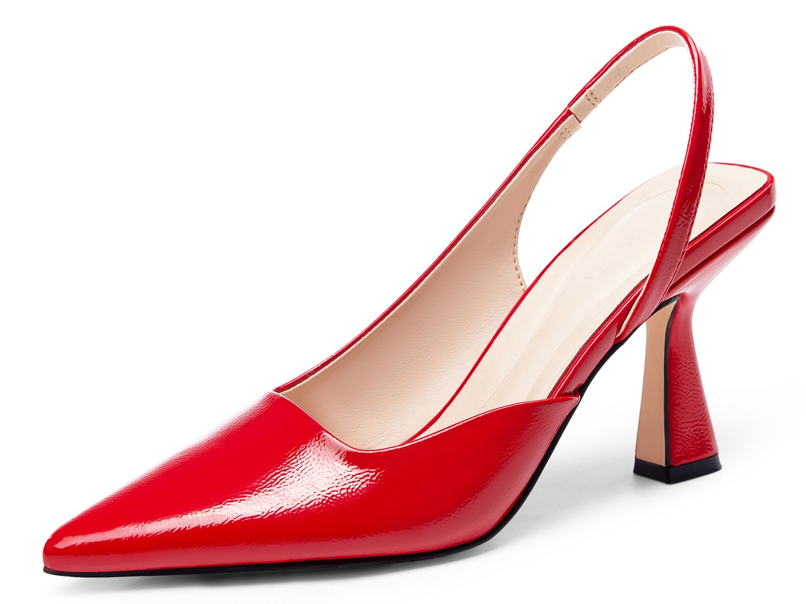 Snapklik.com : Coutgo Womens Slingback Stiletto High Heels Closed ...