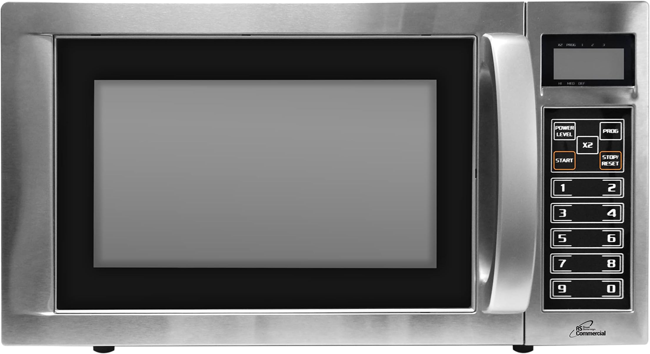Large 0.9 cu.ft Commercial Microwave Oven Capacity with 1000 watts of ...