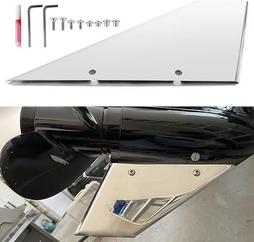 Amazon.com: 35-SS645 Marine-Grade Stainless Steel Skeg Guard Safe-Skeg ...