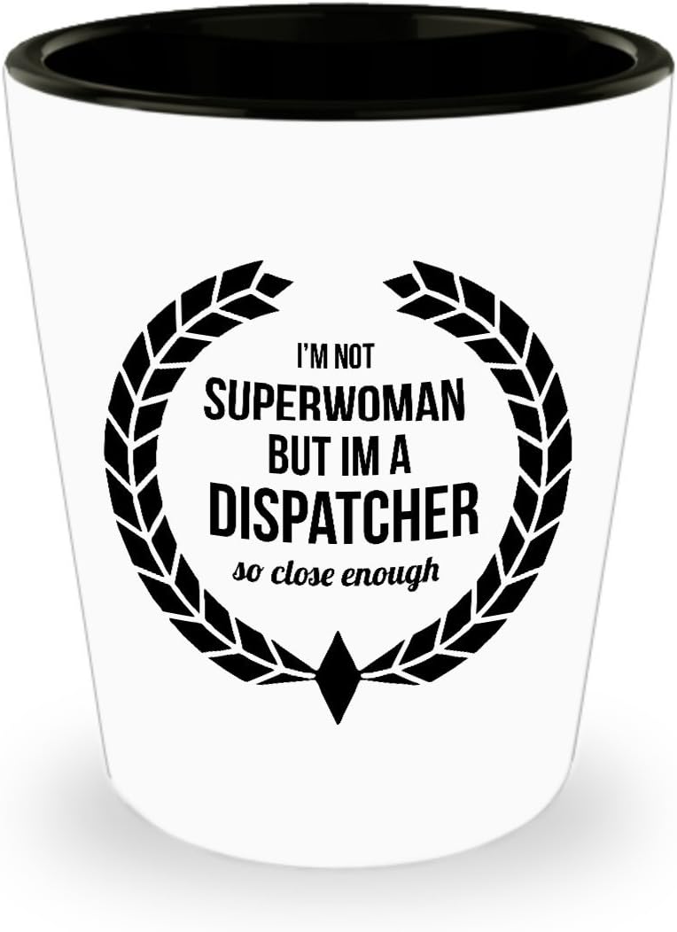 Amazon.com: Best Shot Glass Coffee Mug-Dispatcher Gifts Ideas for Men ...