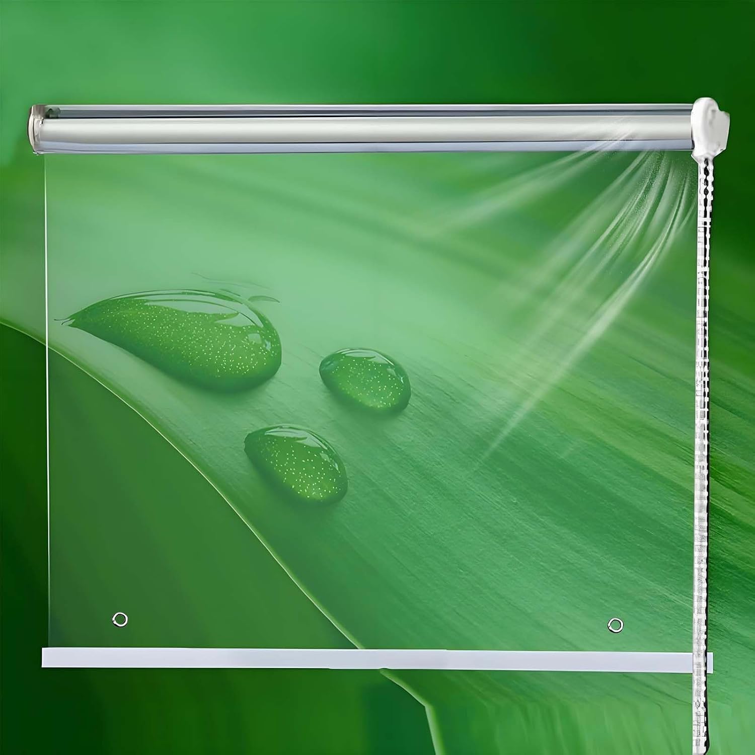 Amazon.com: Clear PVC Roller Shades for Patio, Waterproof Windproof ...