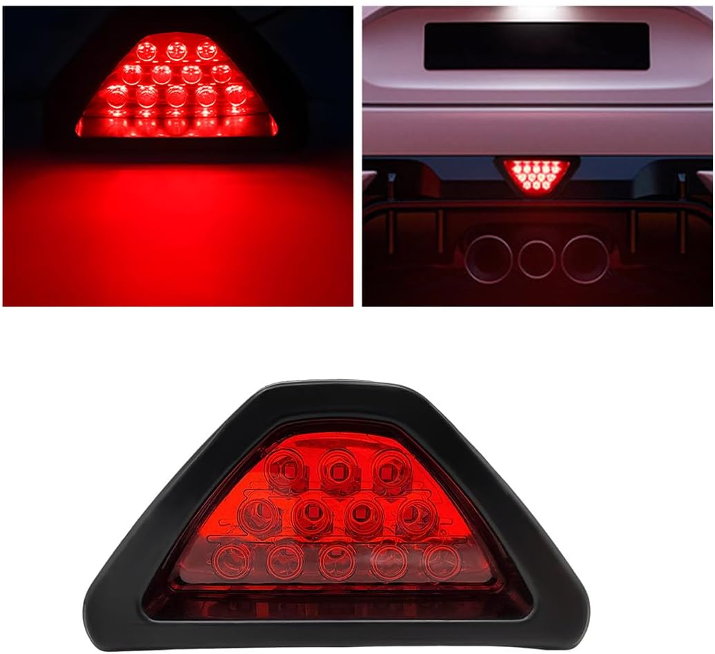 Amazon.com: Gasedin Car F1 Style Brake Light, Third Brake Triangle ...