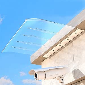 Amazon.com : Rain Canopy Front Door Canopy Outdoor Awning,Uv Protection ...