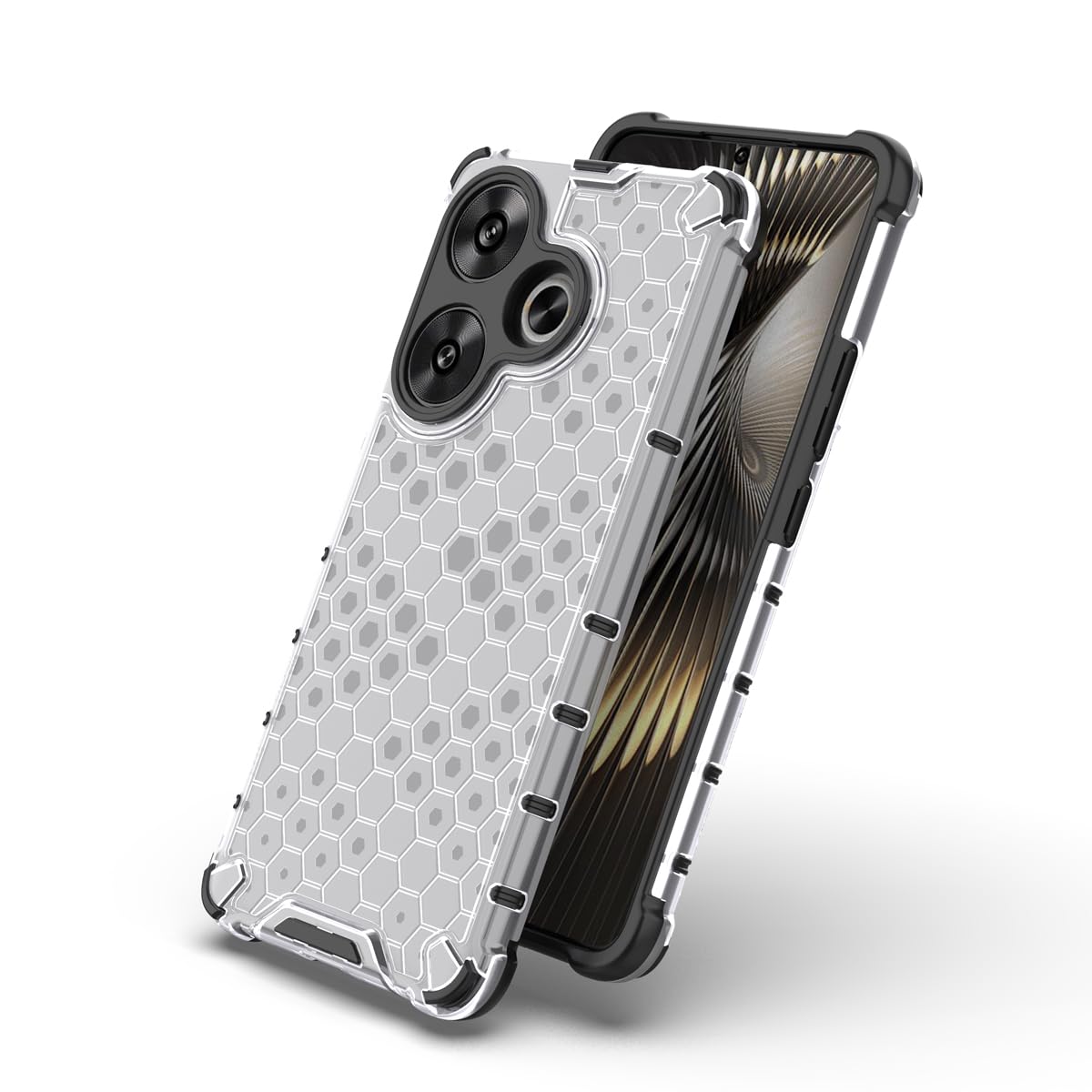 DABUNA Funda para Mi Xiaomi Poco F6 Case Uso Rudo Cuatro Esquinas ...