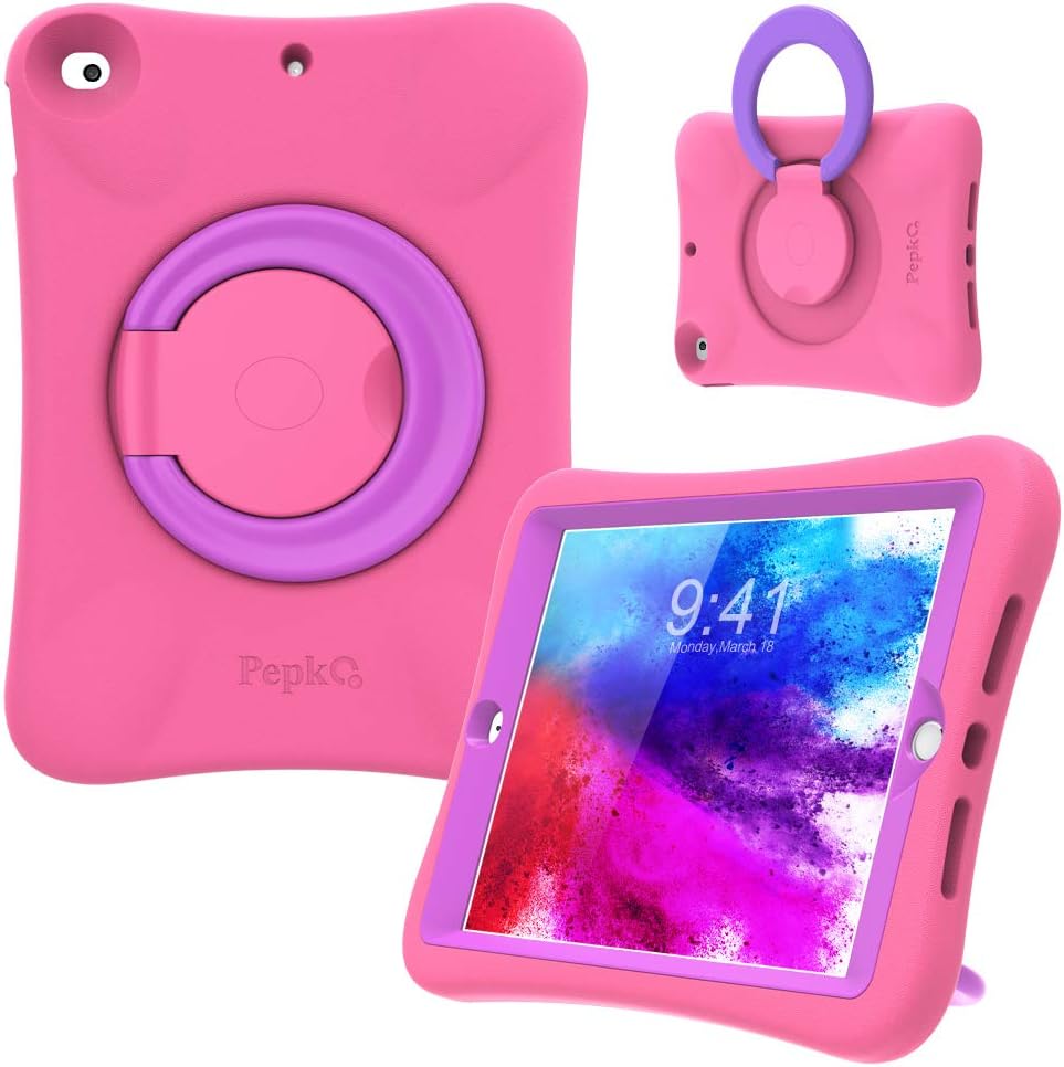 Amazon.com: OtterBox Kids EasyGrab Case for iPad 7th, 8th, and 9th Gen ...