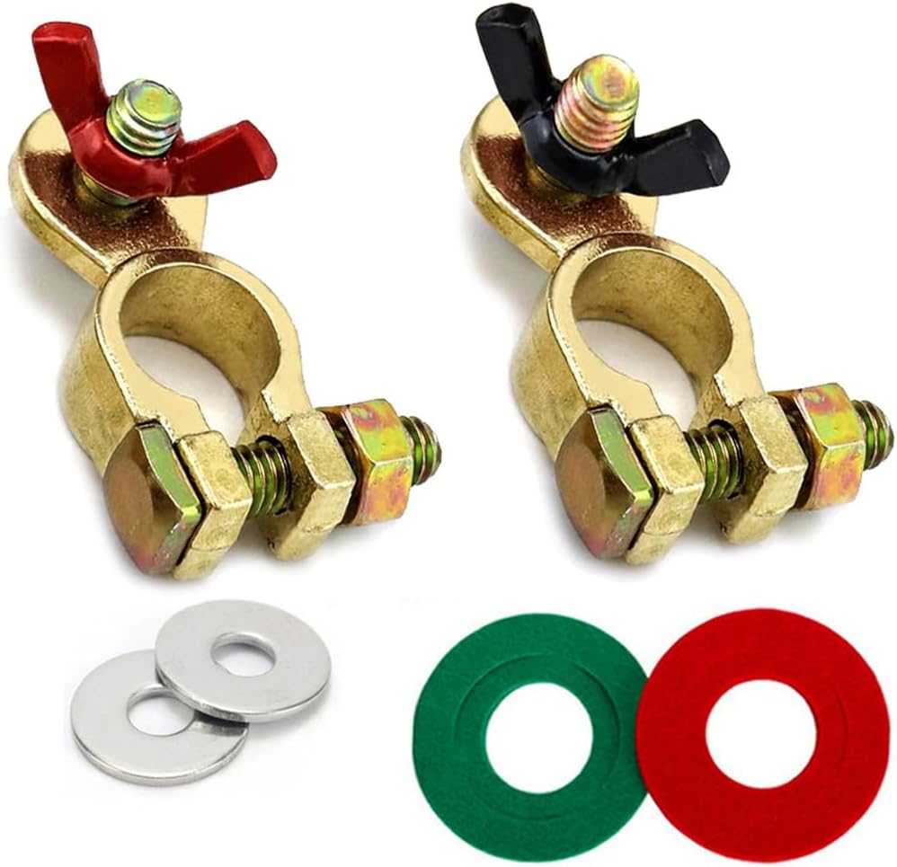 Amazon.com: Damwot Car Battery Terminal Connector Classification Kit ...