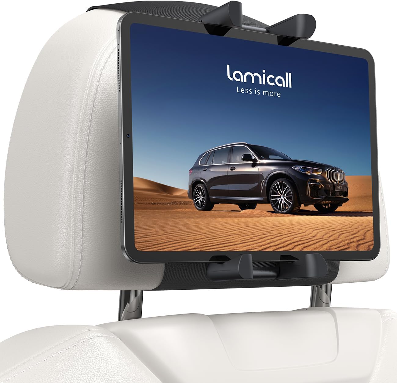 Lamicall Car Headrest Tablet Mount - [Aluminium Arm] 2025 Adjustable ...