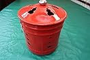 Amazon.com : DOITOOL Small Burning Bucket Incinerator Barrel with Lid ...