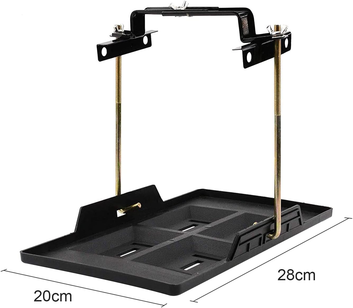 Buy KingSaid Car Battery Holder Tray 135-190mm Universal Adjustable ...