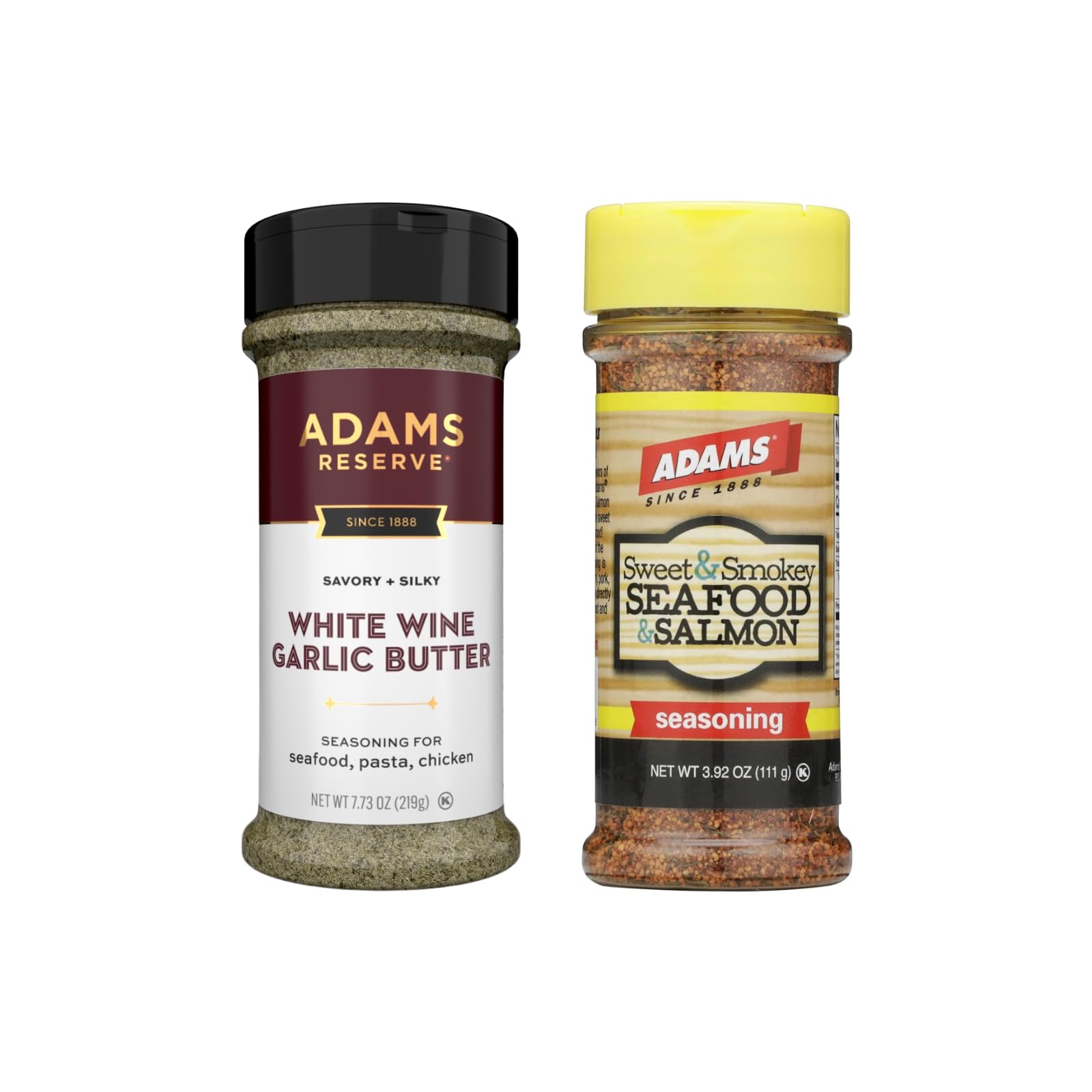 Amazon.com : Adams White Wine & Garlic Butter Seasoning + Sweet ...