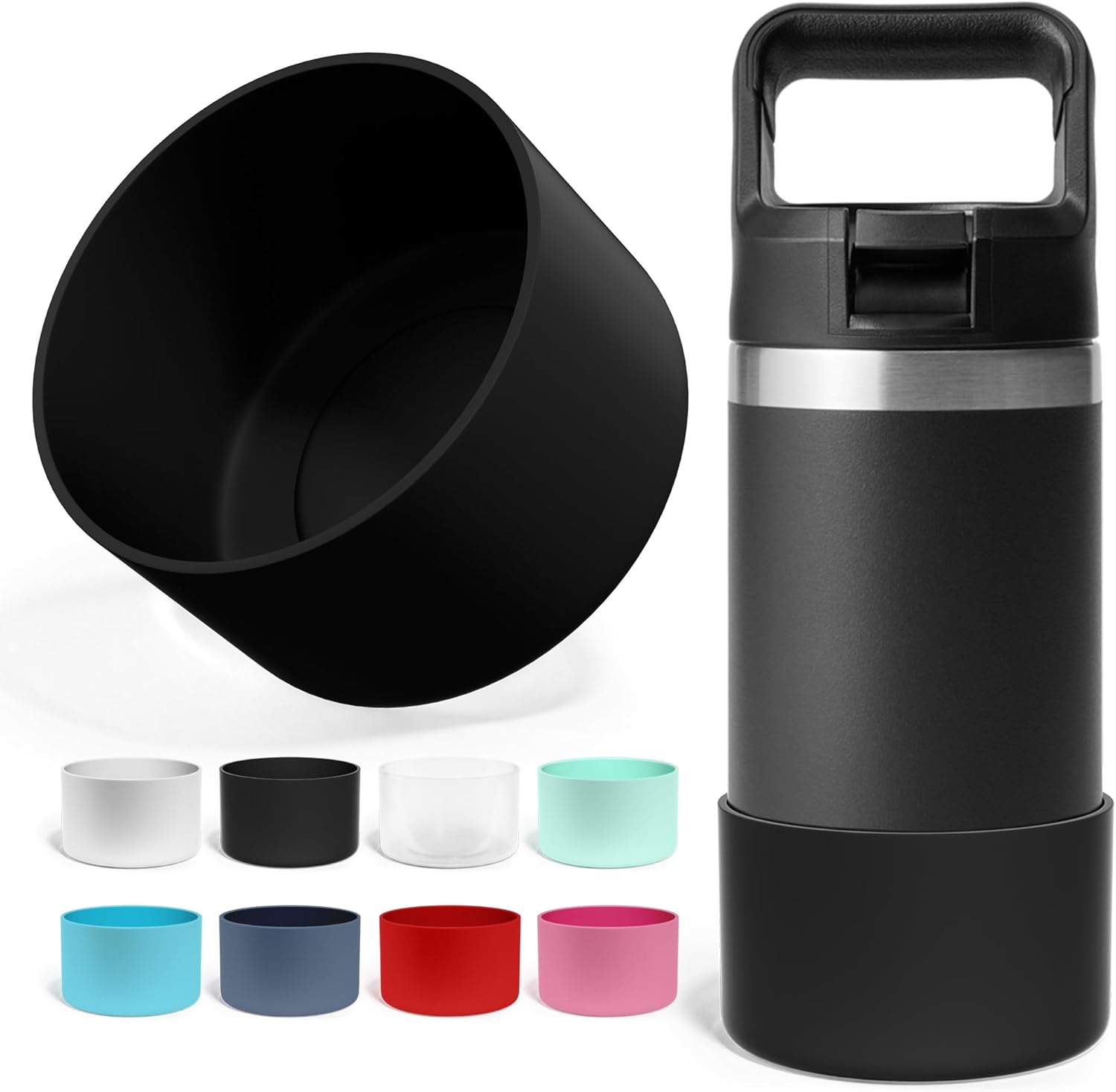 Amazon.com: Jmoe USA Silicone Boot for Yeti Rambler Jr 12oz and 18oz ...