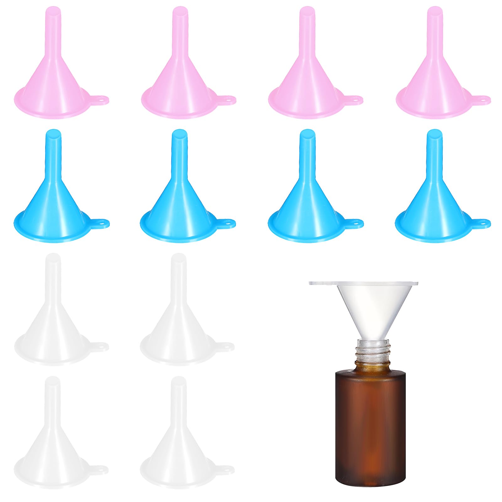 Amazon.com: 12Pcs Small Plastic Funnel, Tiny Funnels for Filling Small ...