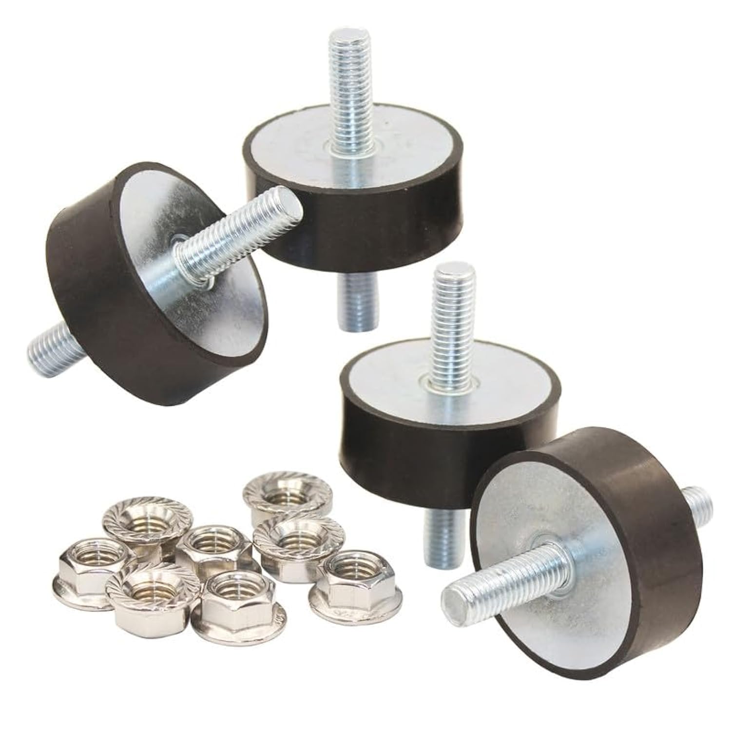 Amazon.com: EASYEAH M10 Rubber Vibration Isolator Mounts Double Stud ...