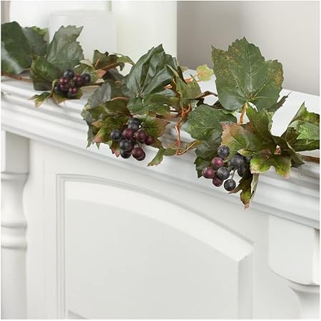 Amazon.com: 12 Strands Large Leaves Vines with 3 Bunches 36 Capsules ...