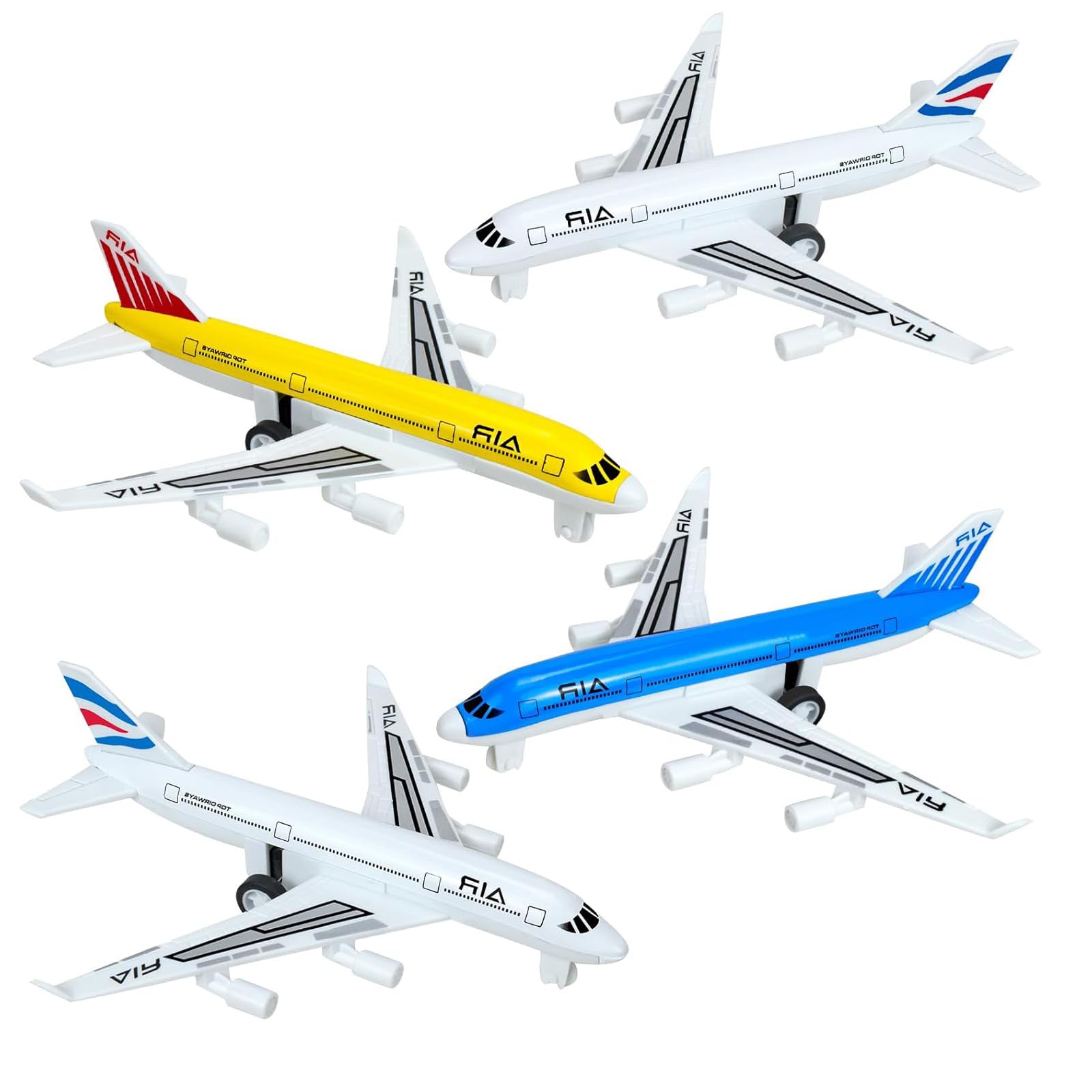 Amazon.com: QUANA Airplane Toys, Metal Plane Pull Back Toys for Kids 3 ...