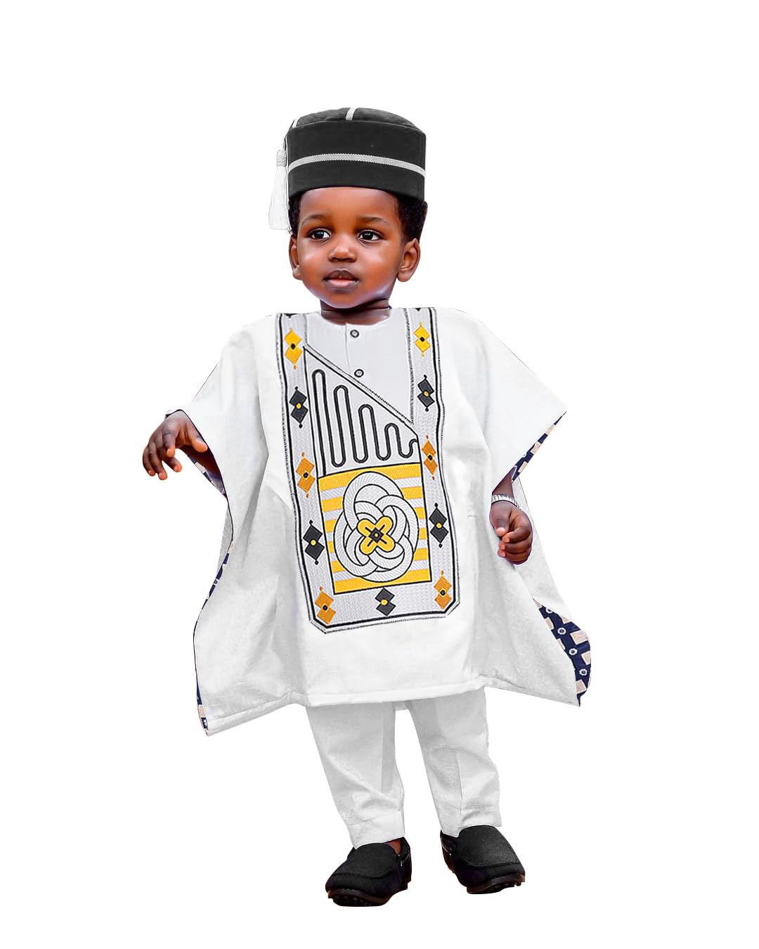 Snapklik.com : African Boubou Embroidery Caftan Attire For Boy ...
