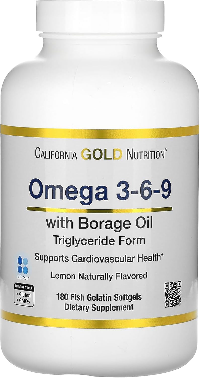 Amazon.com: California Gold Nutrition Omega 3-6-9s, with Omega-3 Fish ...