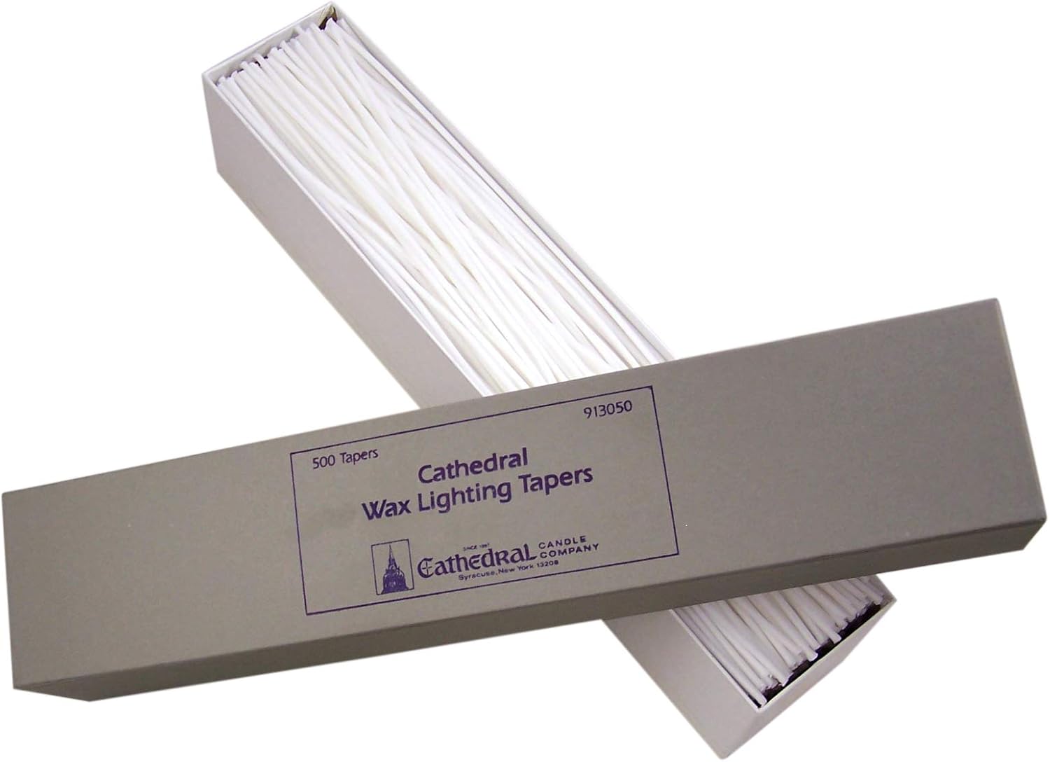 Amazon.com: Cathedral Brand Wax Lighting Taper Sticks, 1/8 Inch x 16 ...