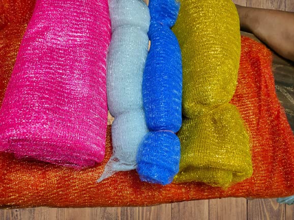 Buy Desh Ka Bazaar Flower Mesh Net Fabric, Flower Mesh for Flower ...