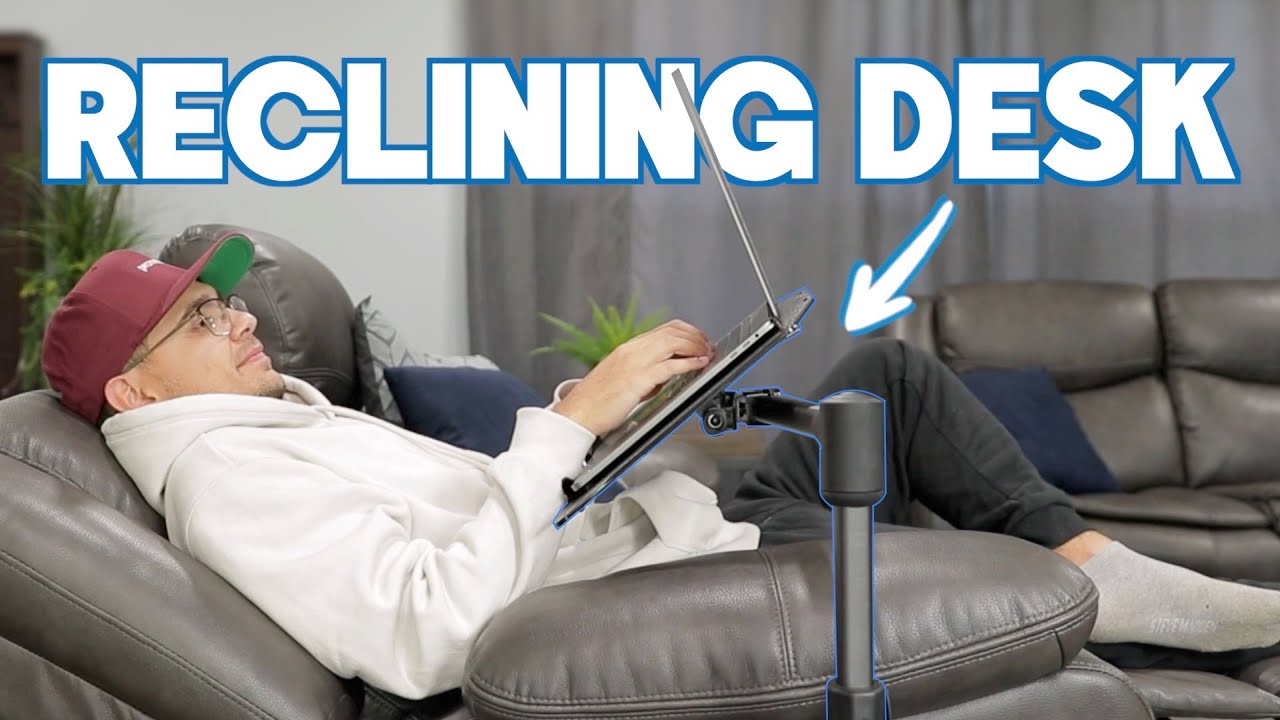 Watch At Home Laptop Desk for Recliner Couch | Levo Portable Desk on ...